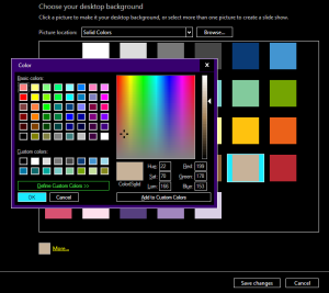 How to change text and background color in Windows 10 – GLARminY