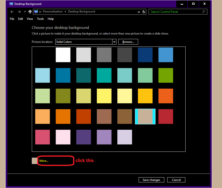How to change text and background color in Windows 10 – GLARminY